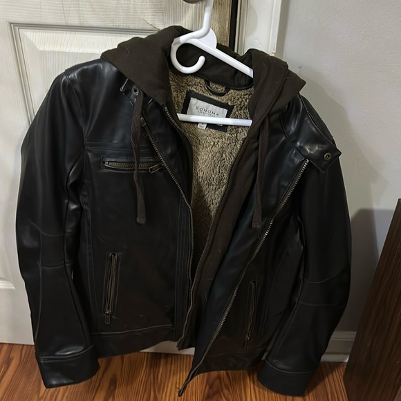 Williams Sonoma | Jackets & Coats | Vintage Sonoma Leather Jacket ...